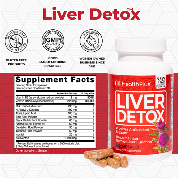 Health Plus Liver Detox pills - Health Plus Inc