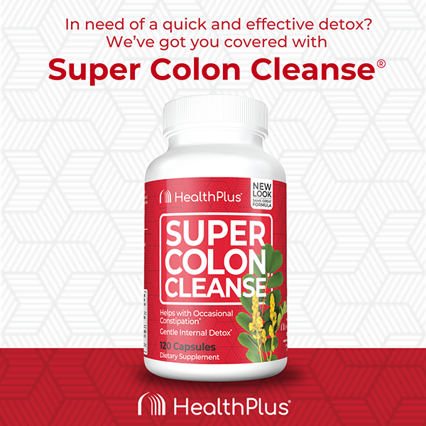 Super Colon Cleanse® 120 Capsules - Health Plus - Health Plus Inc