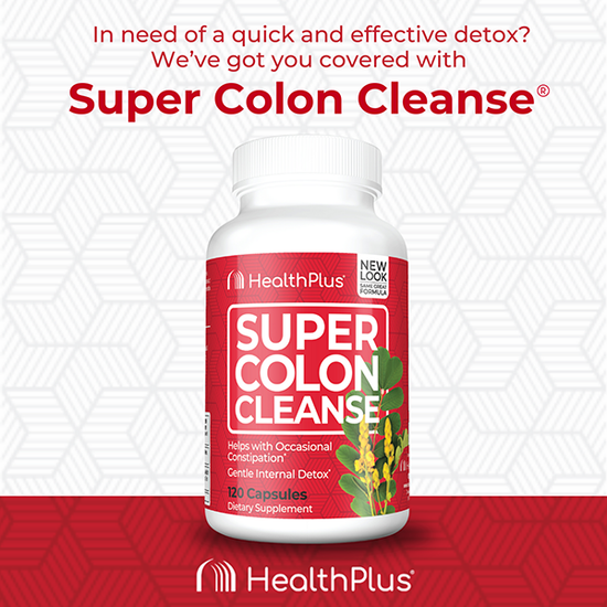 Super Colon Cleanse® 120 Capsules - Health Plus - Health Plus Inc