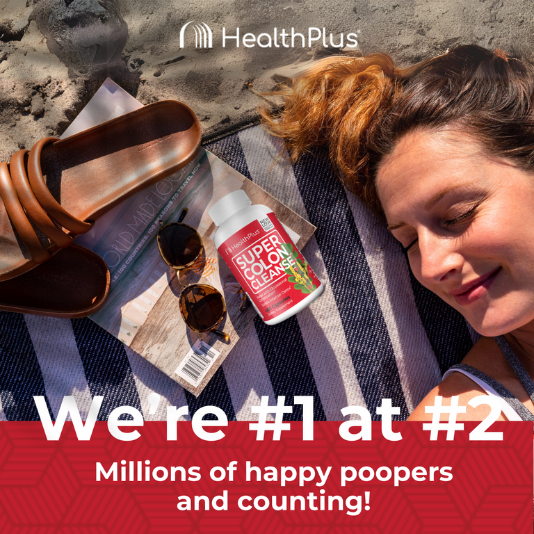 Health Plus Super Colon Cleanse Natural Detox Supplement - Health Plus Inc